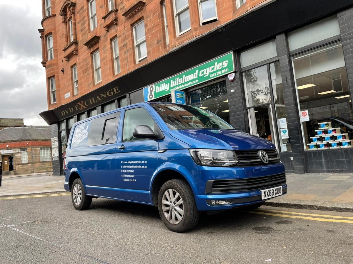 Bilsland Van Delivery – Billy Bilsland Cycles